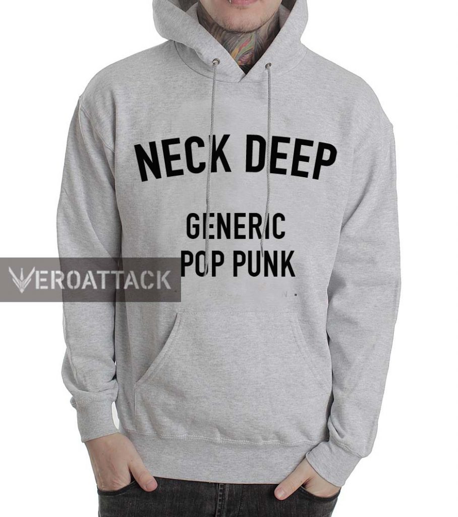 neck deep generic pop punk grey color Hoodies